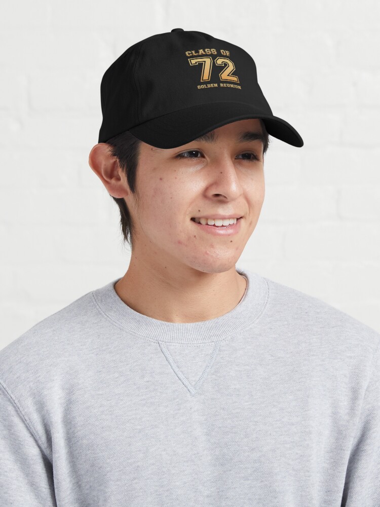 "Class of 72 1972 class reunion 50th golden reunion" Cap for Sale by ...