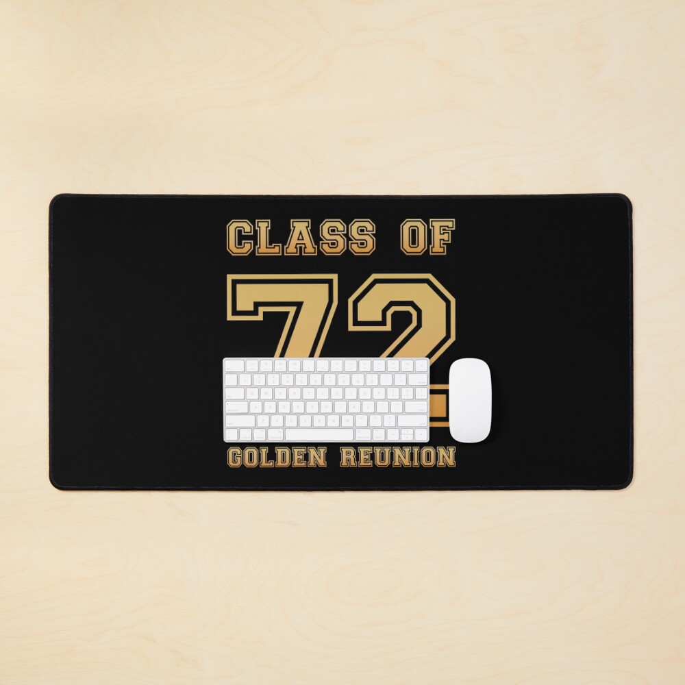 "Class of 72 1972 class reunion 50th golden reunion" Coasters (Set of 4 ...