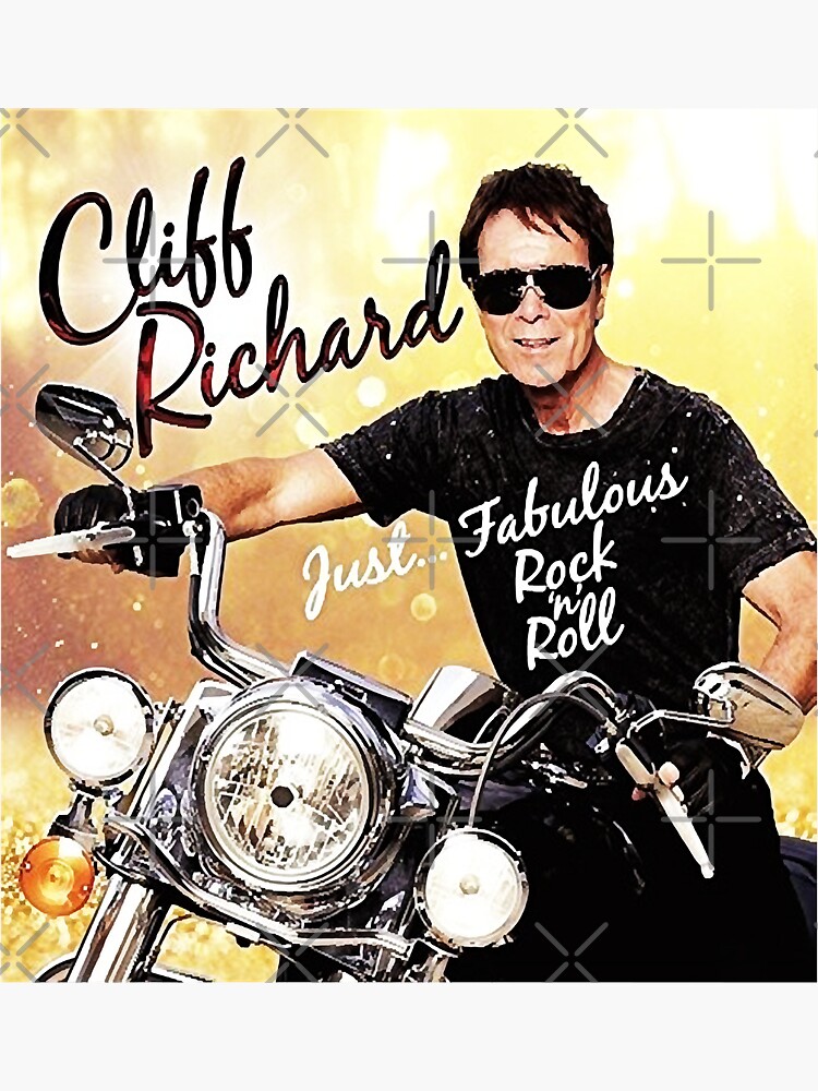 "Rock and roll singer Cliff Richard Fans Music" Sticker for Sale by ...