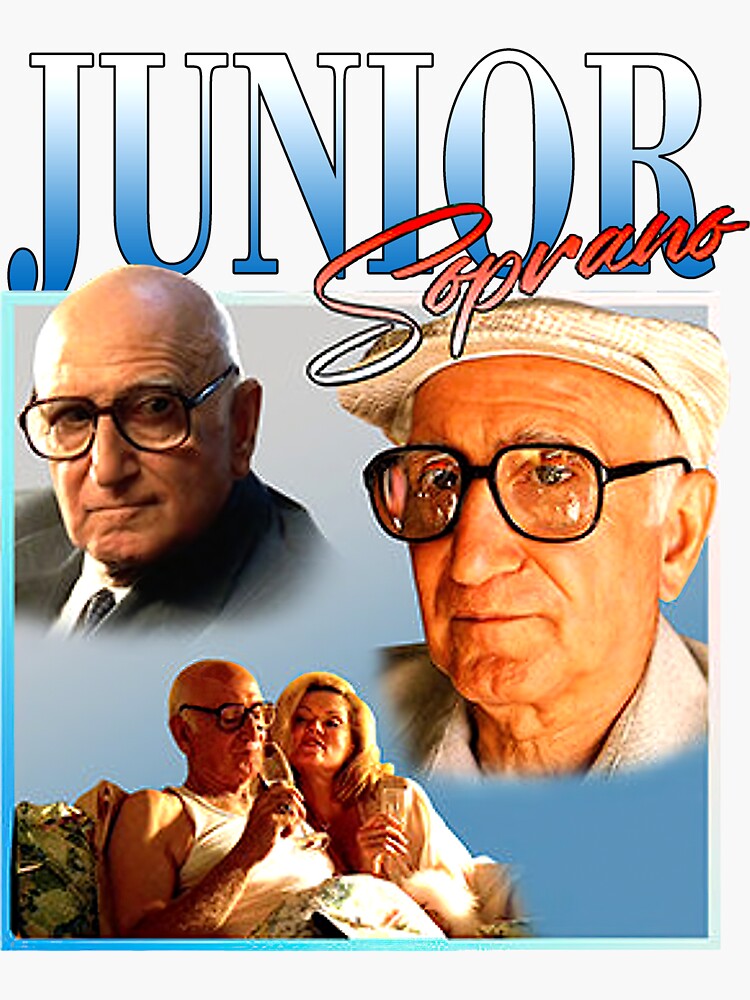"Uncle-JUNIOR-SOPRANO-Homage" Sticker for Sale by AriSanchez | Redbubble