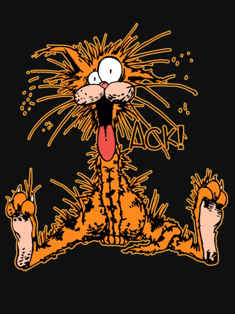 "Funny Bill The Cat Ack! said the cat" Essential T-Shirt for Sale by ...