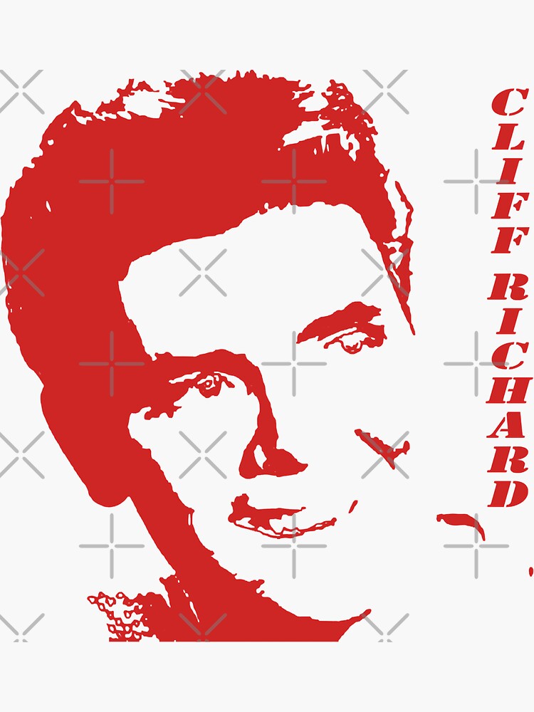 "Women Men Cliff Richard Gift For Movie Fans" Sticker for Sale by ...