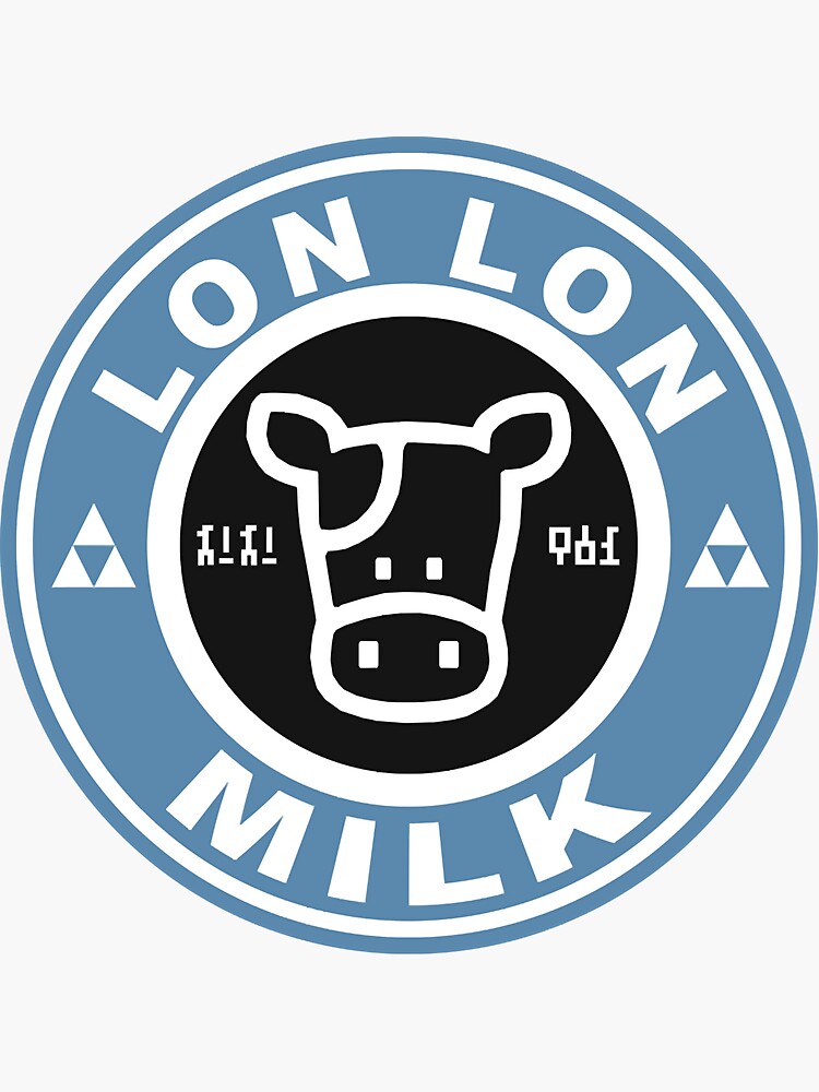 "Lon Lon Milk Stamp Essential" Sticker by beulahterrell | Redbubble