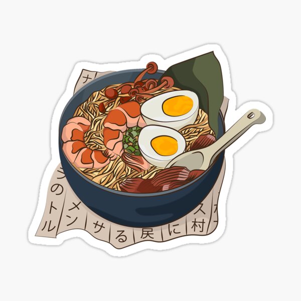 "Japan Ramen Art" Sticker for Sale by MAX SDCH | Redbubble