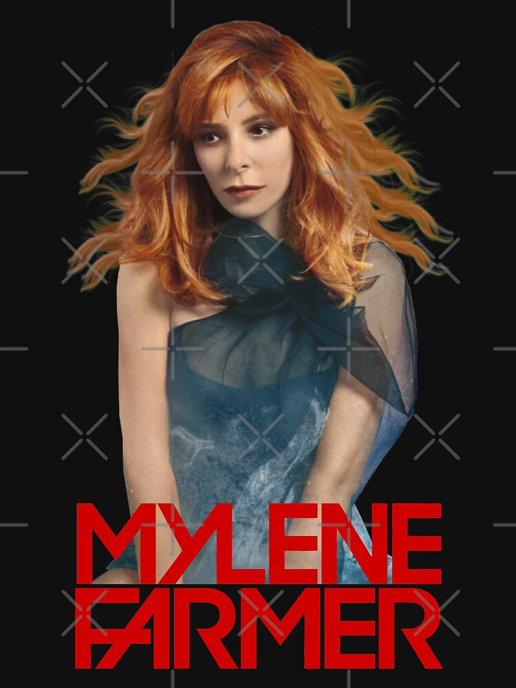"MYLENE FARMER" T-shirt for Sale by nuyunaha | Redbubble | mylène ...