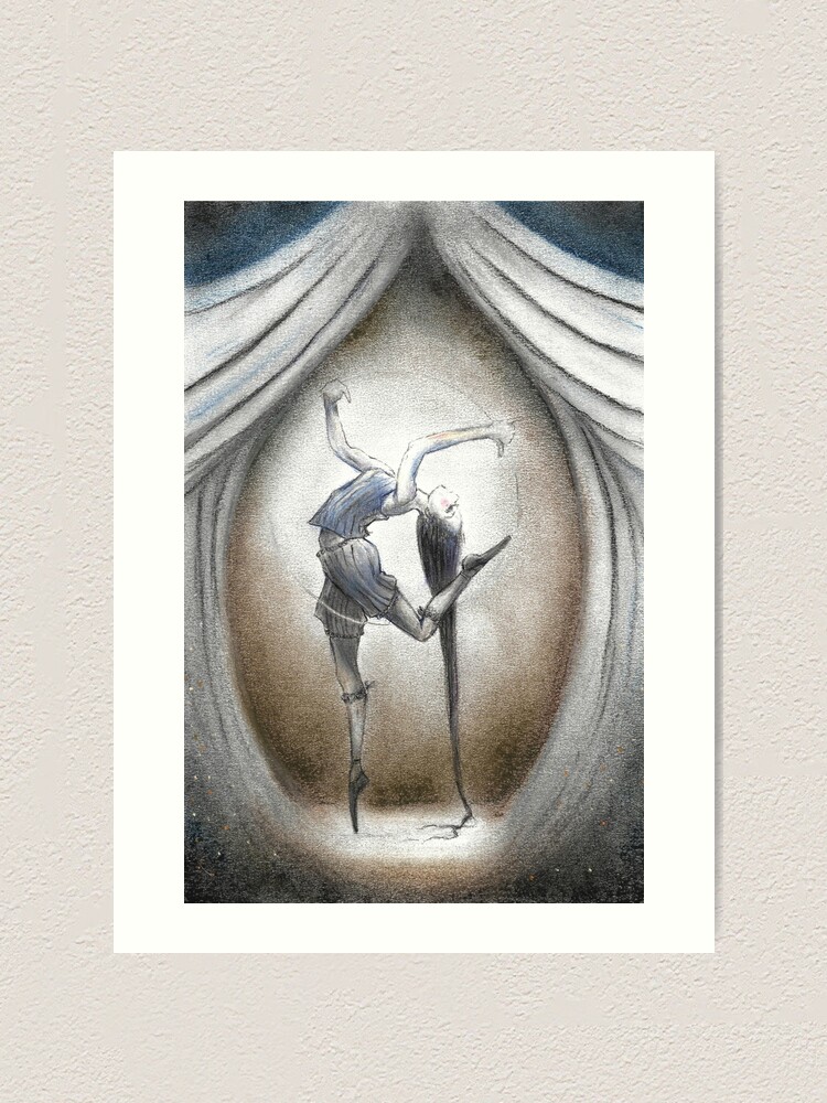"The Night Circus - Contortionist- Dark Theatre ~ pastel painting" Art ...