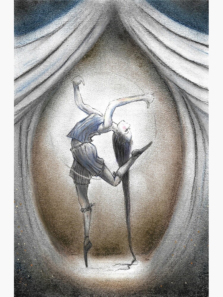 "The Night Circus - Contortionist- Dark Theatre ~ pastel painting" Art ...