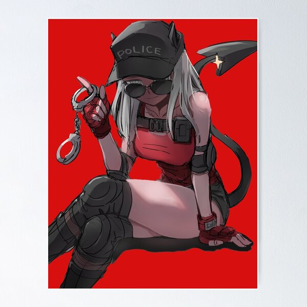 "Police Justice - Helltaker" Poster for Sale by HanekawaTsubasa | Redbubble