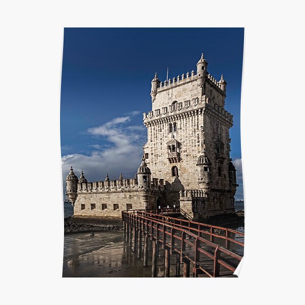 "The Many Shades Of Belem Tower - 4 ©" Poster for Sale by PrinceJohn ...