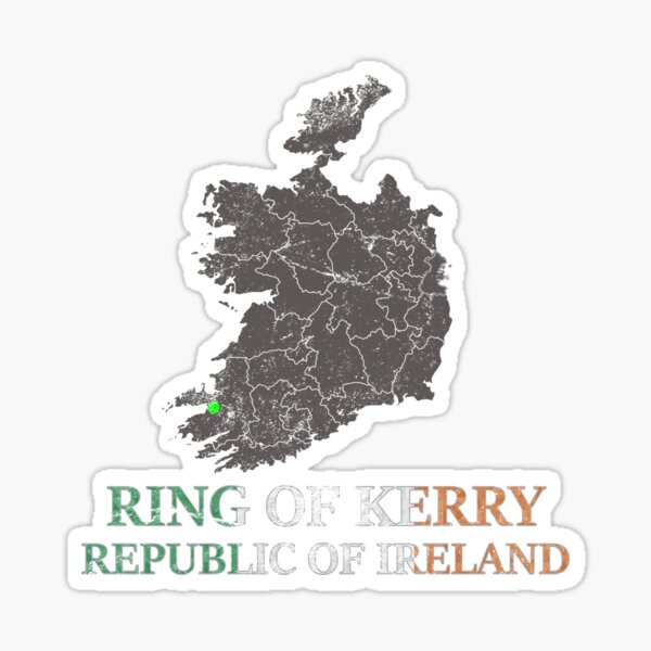 "Ireland Ring of Kerry" Sticker by Naohiro | Redbubble