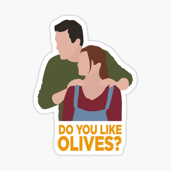 "Do you like olives?" Sticker for Sale by letifran | Redbubble