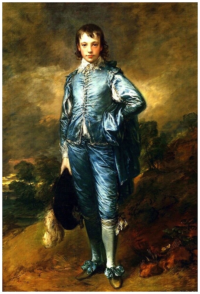 "THE BLUE BOY : Vintage-1790 Painting by Thomas Gainsborough Print" by ...