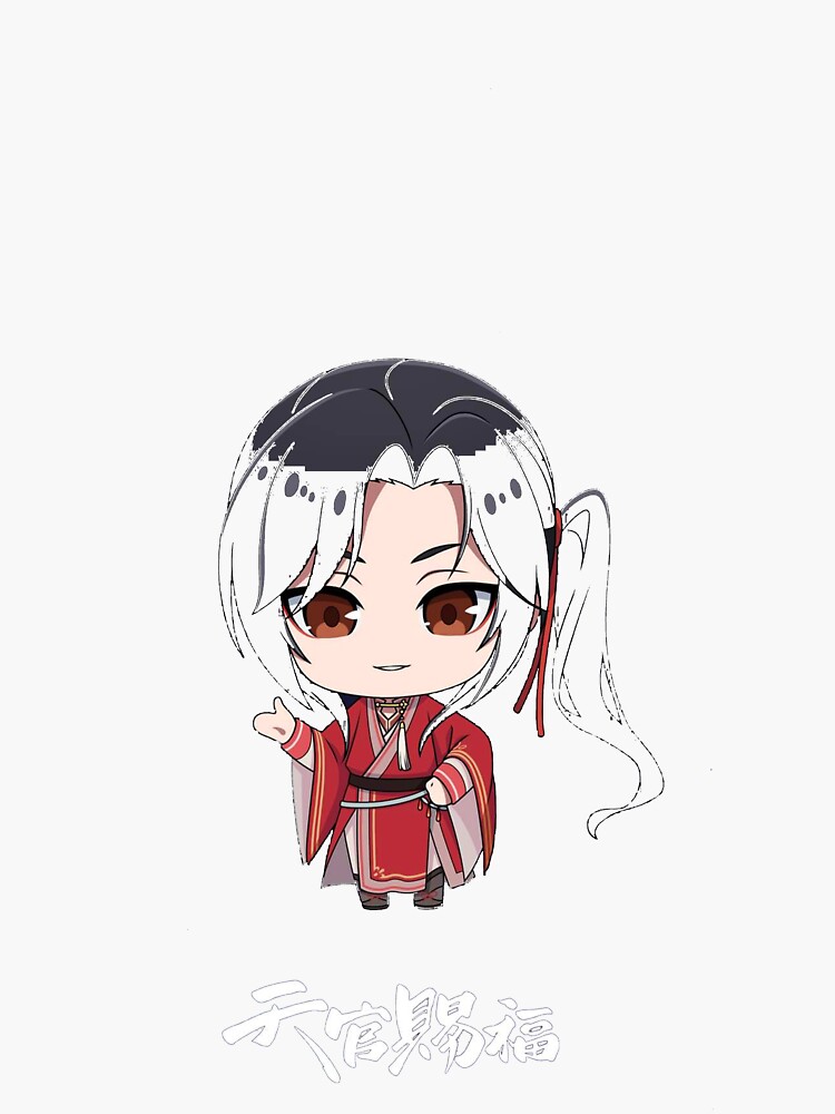 "Hua Cheng Chibi" Sticker by Markrothen | Redbubble