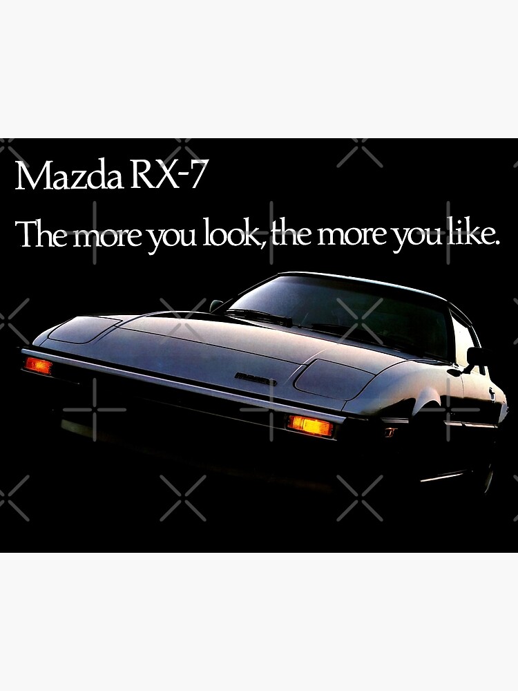 "MAZDA RX-7 - ADVERT" Poster for Sale by ThrowbackM2 | Redbubble