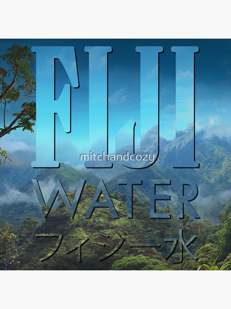 "Fjii Water Vaporwave" Poster by bery- | Redbubble