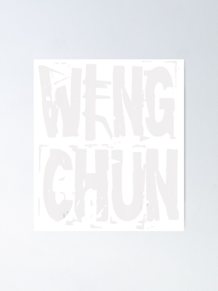 "Chinese Kung Fu Mixed Martial Arts Wing Chun" Poster for Sale by ...