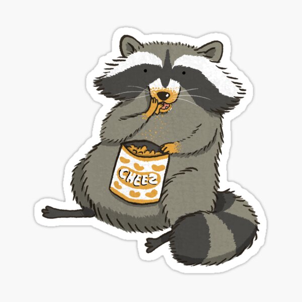 "Rascally Raccoons" Sticker for Sale by emseeitch | Redbubble