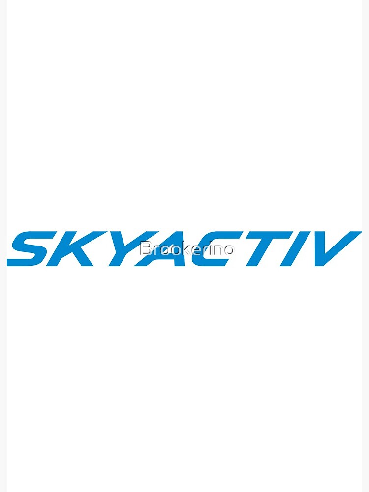 "Skyactiv Technology Logo" Art Board Print for Sale by Brookerino ...