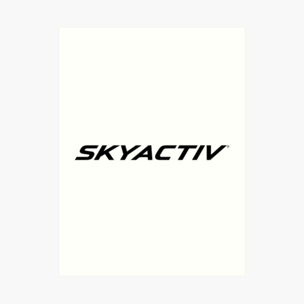 "Skyactiv Technology Logo" Art Print for Sale by Brookerino | Redbubble