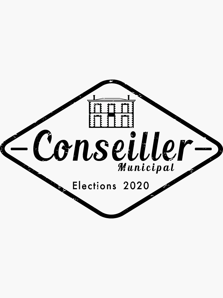 "municipal councilor" Sticker for Sale by ThatFrenchBloke | Redbubble