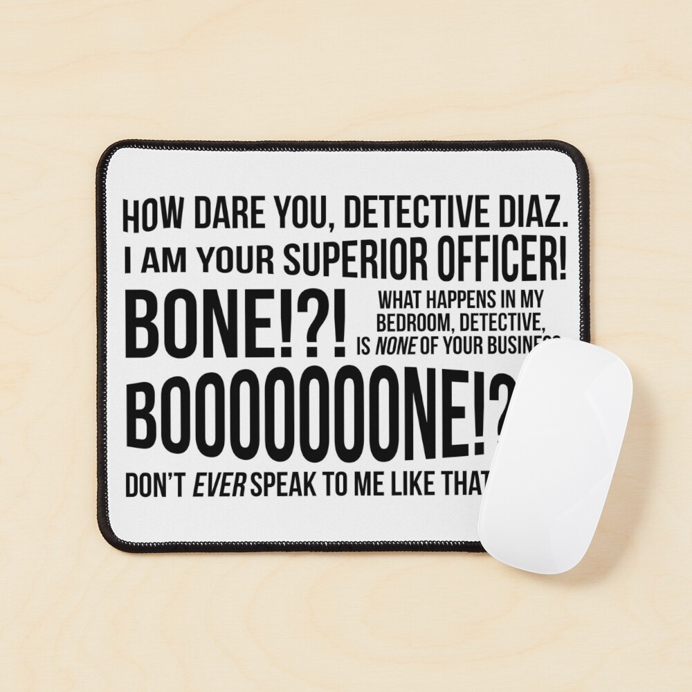 "B99 - Holt: BONE!" Coffee Mug for Sale by ellalucy | Redbubble
