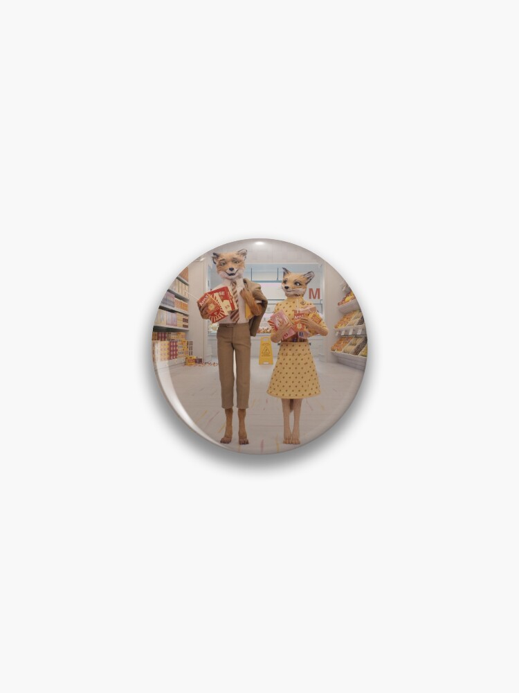 "Fantastic Mr. Fox (2009) Mr. & Mrs Fox. Vintage Poster" Pin for Sale ...