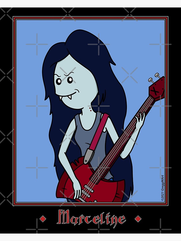 Poster « Rocker de vampire de dessin animé », par GreggMArt | Redbubble