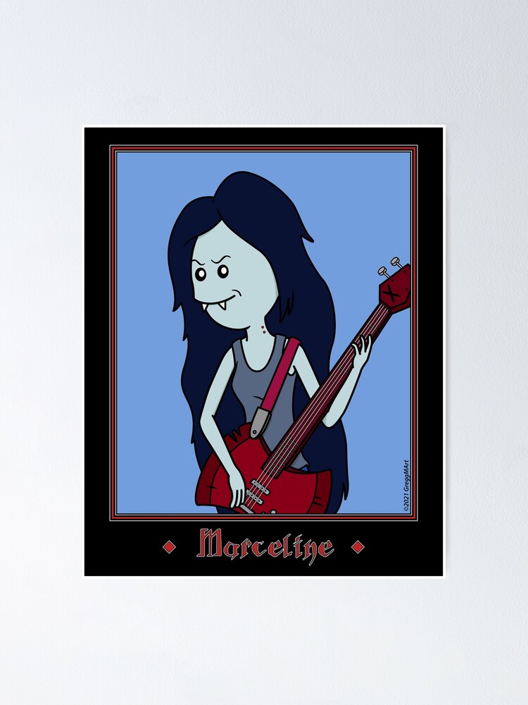 Poster « Rocker de vampire de dessin animé », par GreggMArt | Redbubble