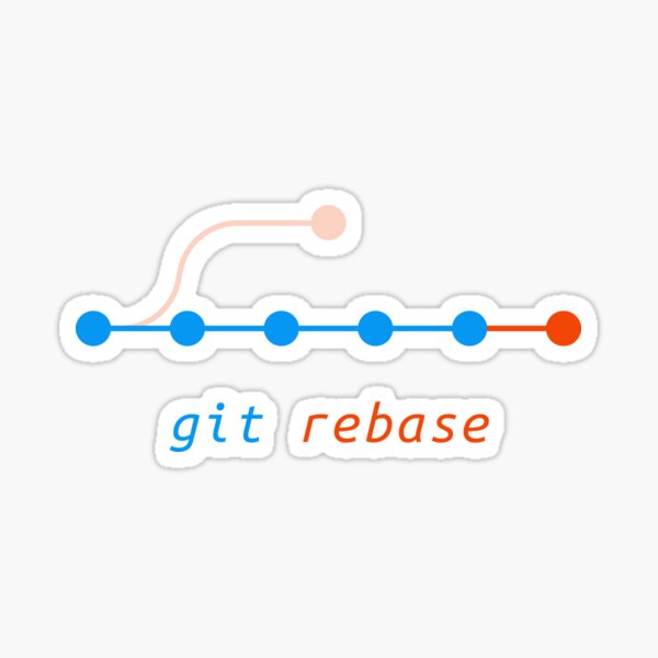"Git Rebase Command" Sticker for Sale by Mechashadow | Redbubble