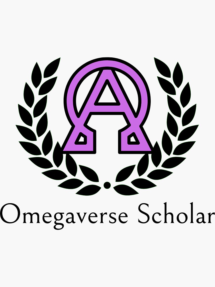 "Omegaverse Scholar " Sticker for Sale by theyaoishelf | Redbubble