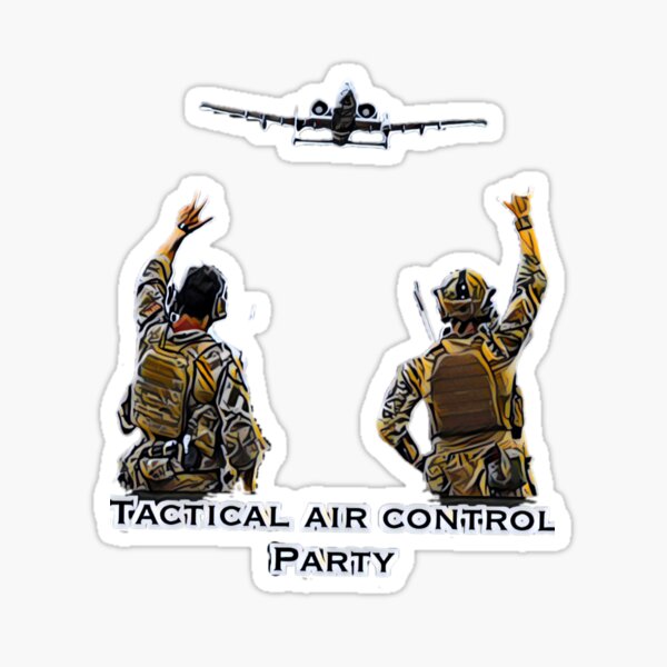 "Tactical air control" Sticker for Sale by J4YKAY | Redbubble