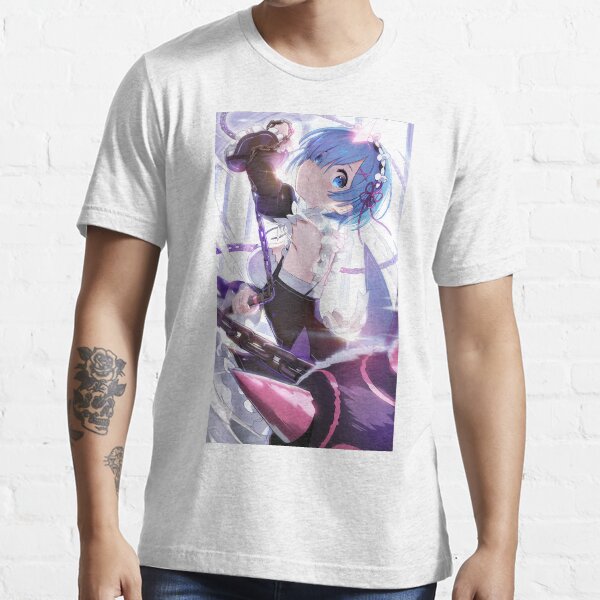 "Re:Zero Rem Demon Form & Azure Comet" T-shirt for Sale by StellaTrove ...