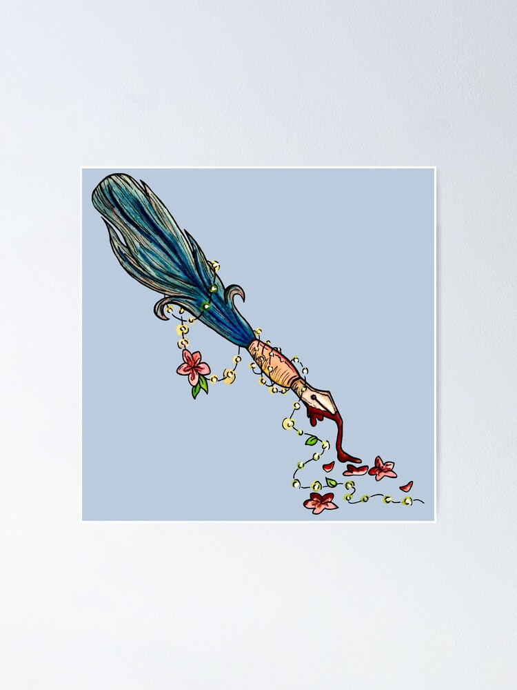 Póster «[CORTE DE PEGATINA] La llamada | Tinta y sangre | Inspirado en ...