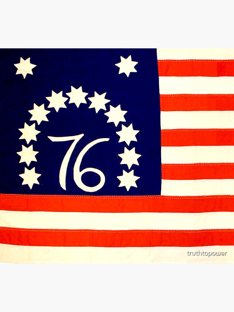 "1976 bicentennial Flag" Sticker for Sale by truthtopower | Redbubble