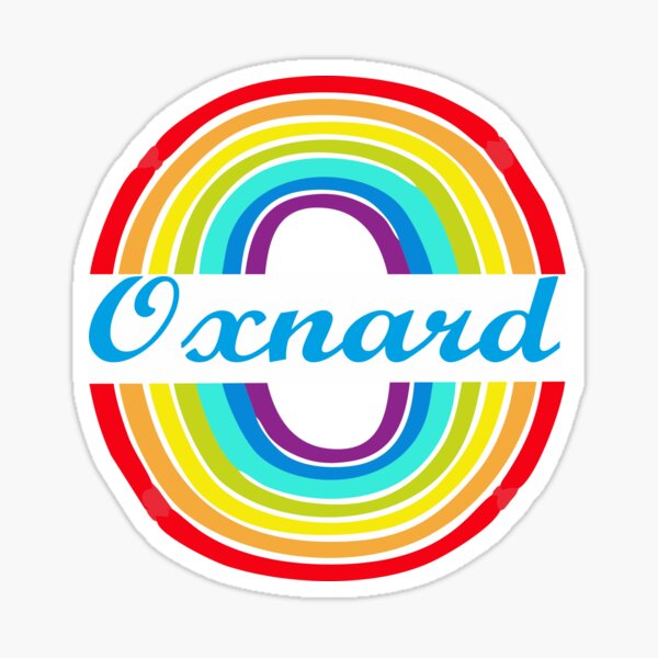 "Oxnard, California" Sticker for Sale by oko-designs | Redbubble