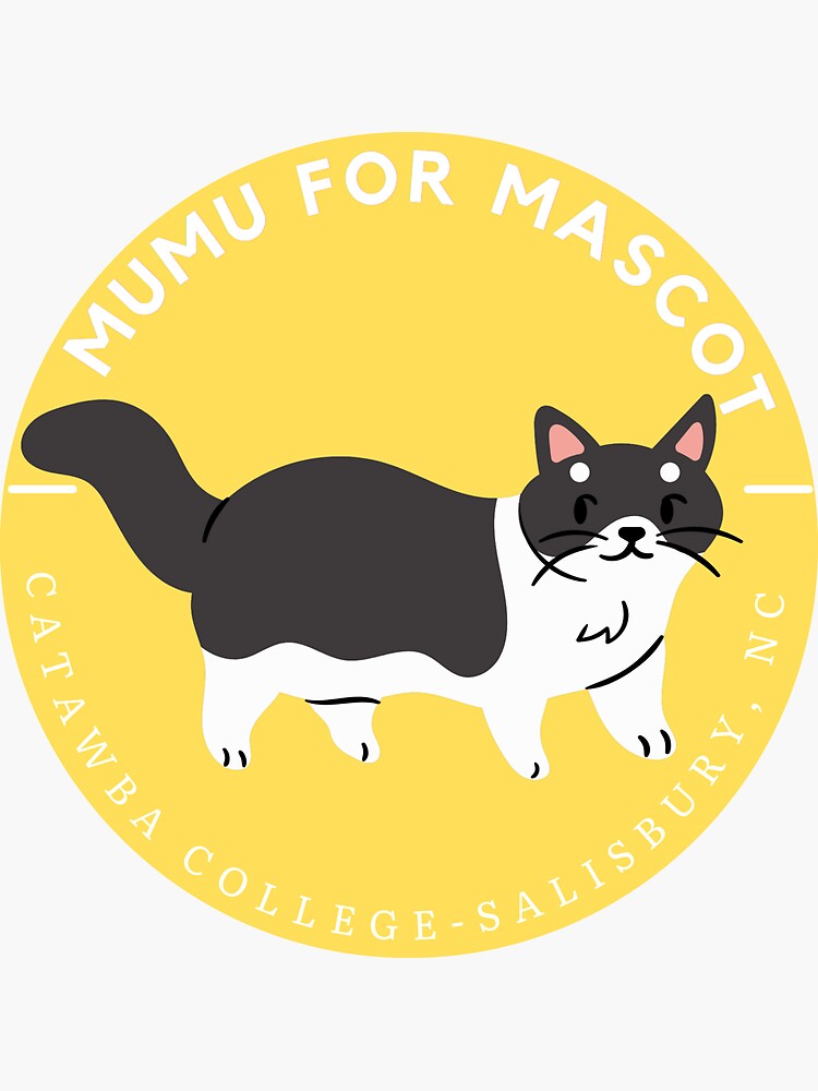 "Mumu for Mascot - Yellow" Sticker for Sale by MaddyJayMakes | Redbubble