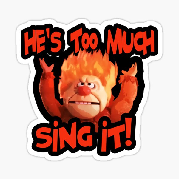 "Heat Miser" Sticker by GL-Styles | Redbubble