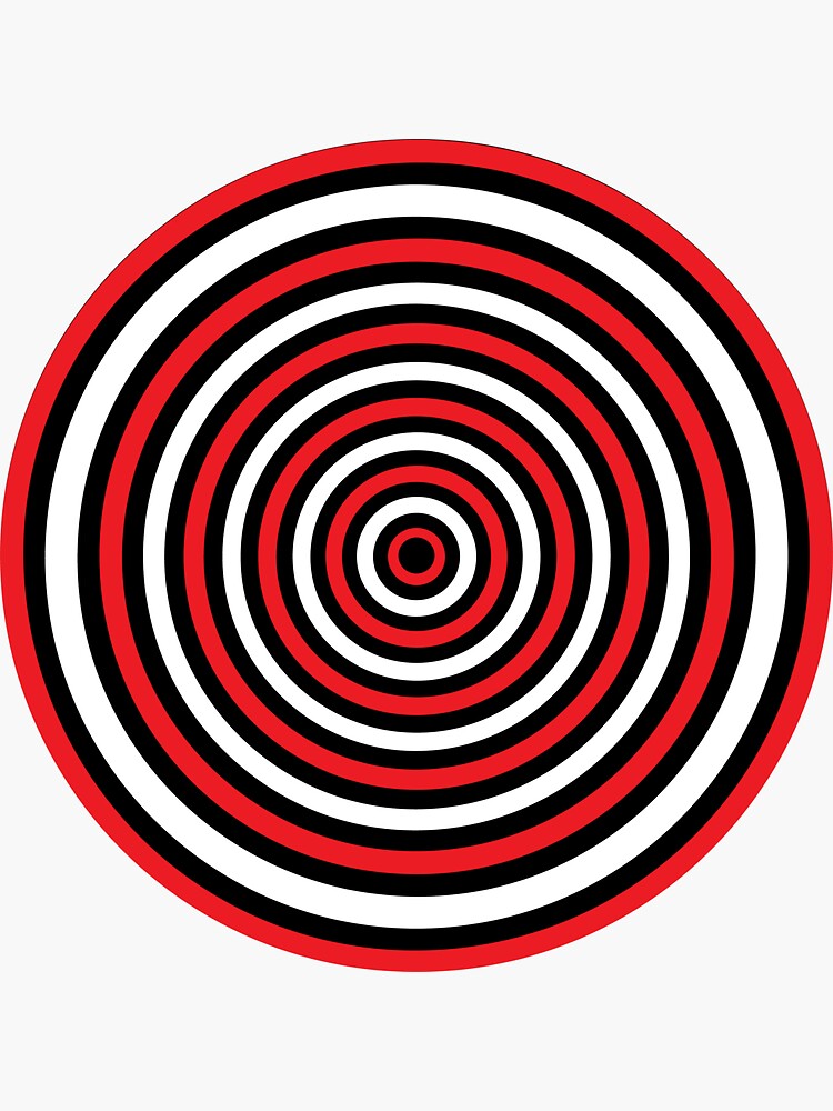 "Hypnosis - Cool Funny Motorcycle Helmet Or Car Bumper" Sticker for ...