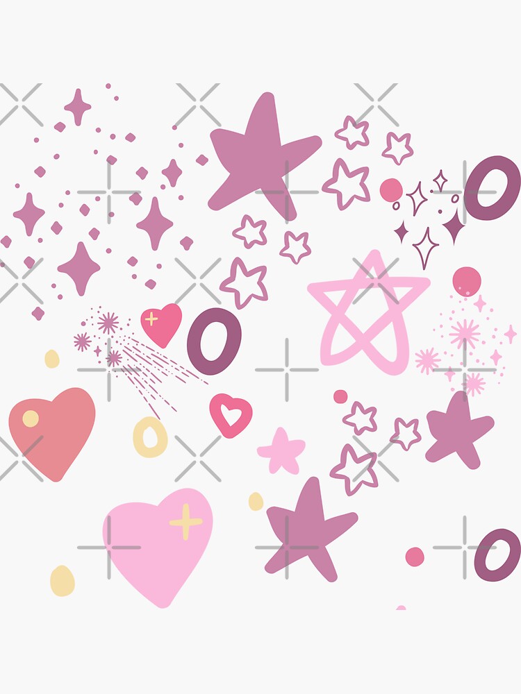 "Pink Occult Happiness " Sticker by 2Cheesy4U | Redbubble