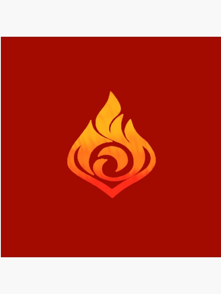 "Genshin Impact Pyro vision (dark background)" Pin for Sale by ...