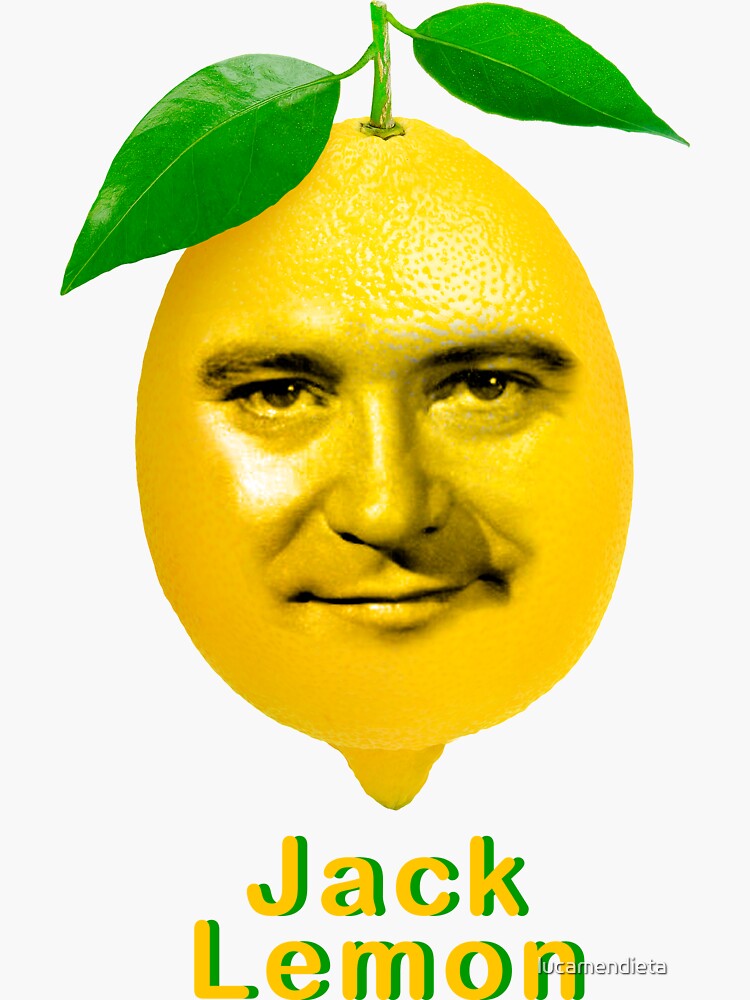 "Jack Lemon" Sticker for Sale by lucamendieta | Redbubble
