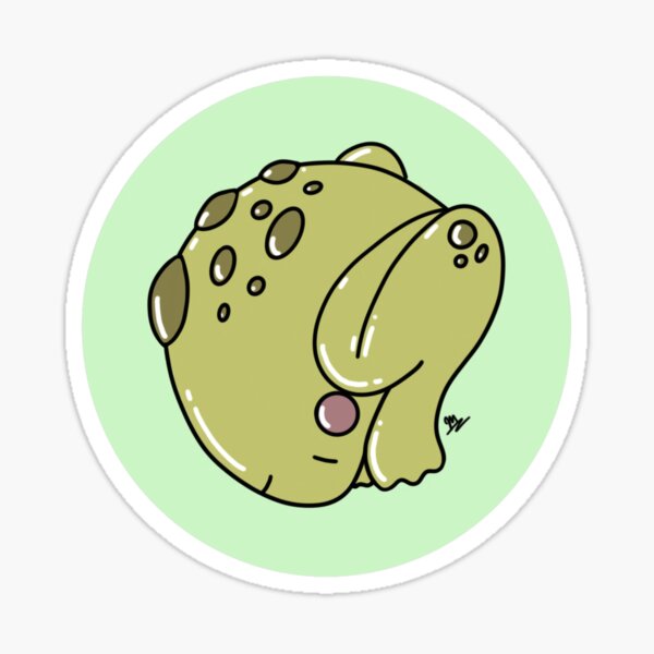 "Cute Bubble Frog Sticker" Sticker by TitanSteam | Redbubble