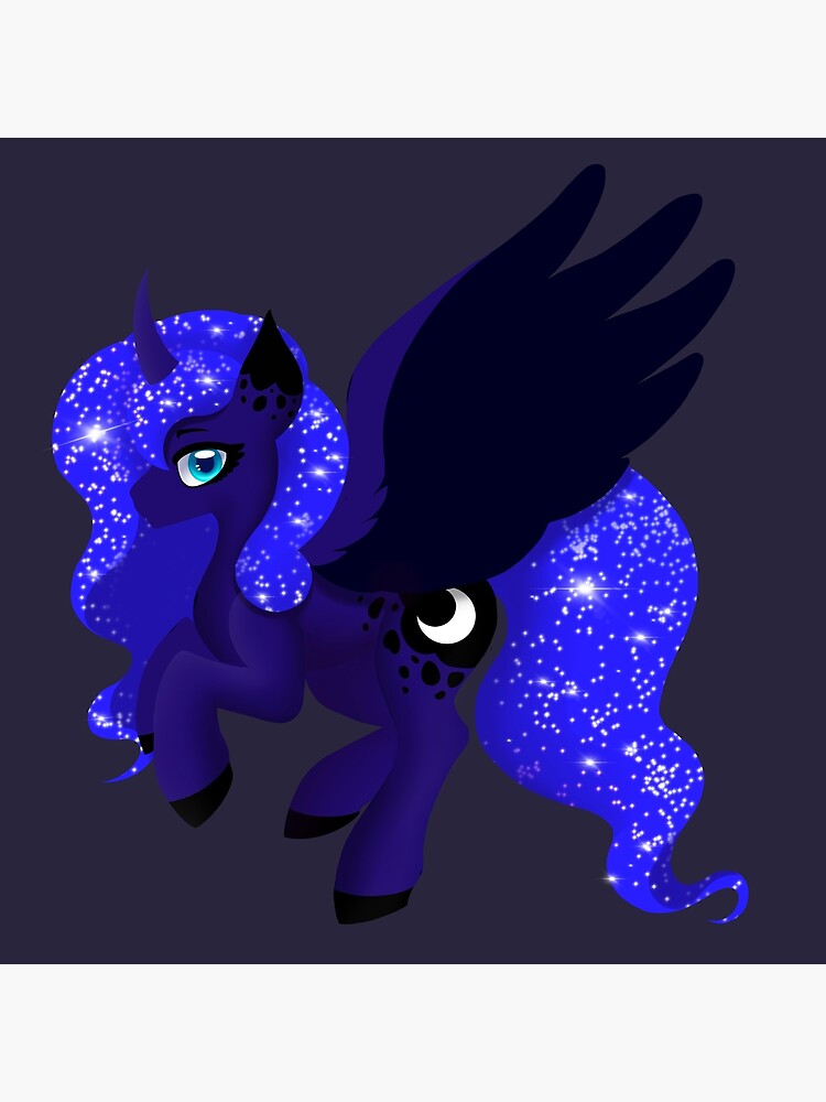 "Princess Luna " Poster for Sale by XDragonNerdX | Redbubble