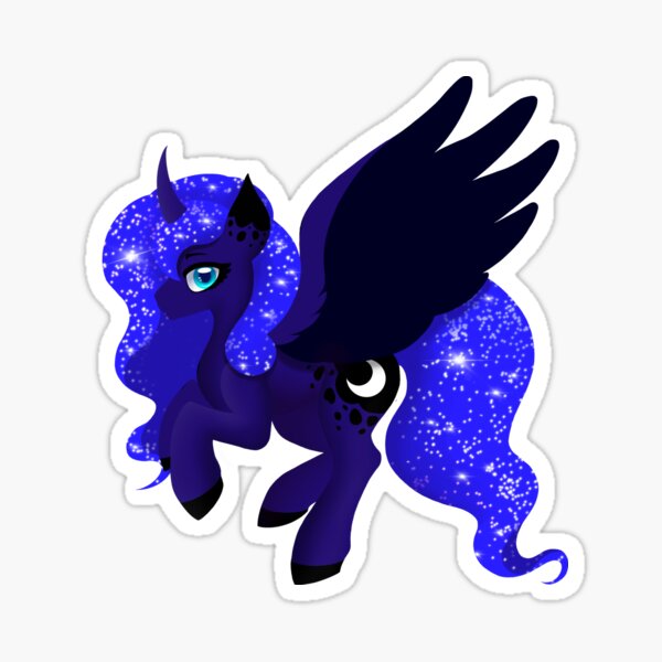 "Princess Luna " Sticker for Sale by XDragonNerdX | Redbubble