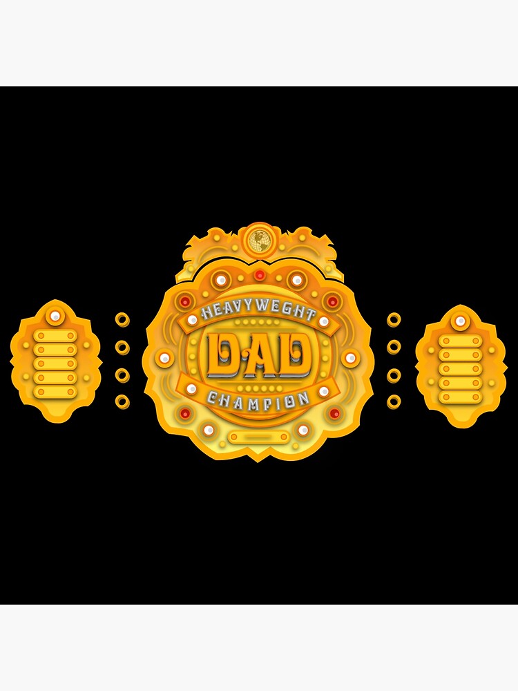 "World Champion DAD" Poster for Sale by CERichards | Redbubble