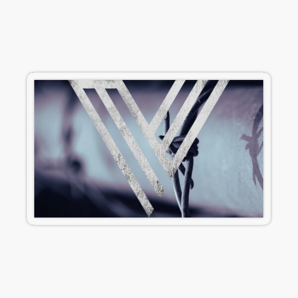 "Call Vanguard logo - The Combat Shield WWII barbed wire" Sticker for ...