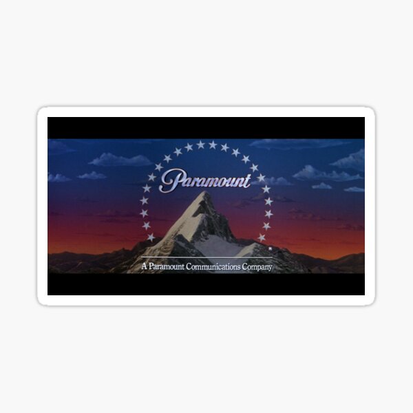 "retro paramount studios opening sequence" Sticker for Sale by ...