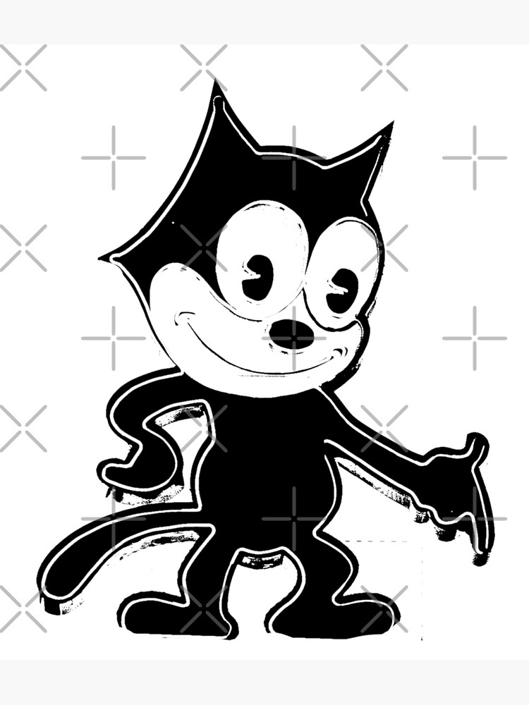 "Happy Black Cat" Sticker for Sale by TinaMancusi | Redbubble