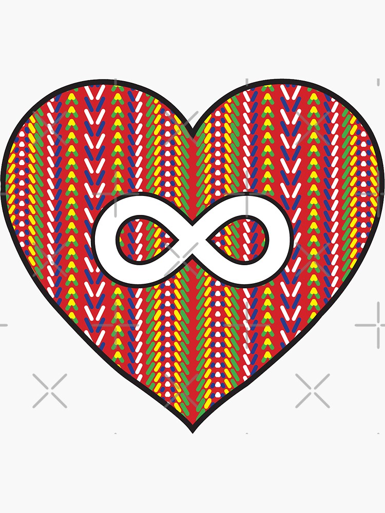 "Metis Heart" Sticker for Sale by LovetannCreate | Redbubble