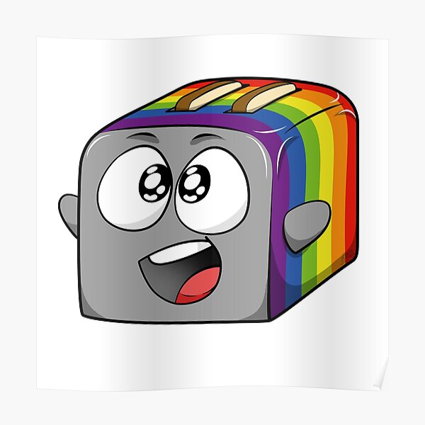 "Rainbow Toaster" Poster for Sale by Krymson-Kye | Redbubble